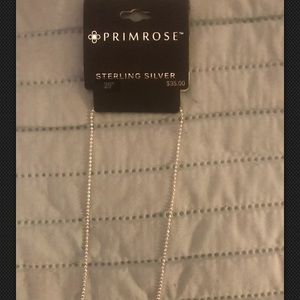 PRIMROSE | Jewelry | Nwts Primrose 925 Sterling Silver 2 Necklace ...